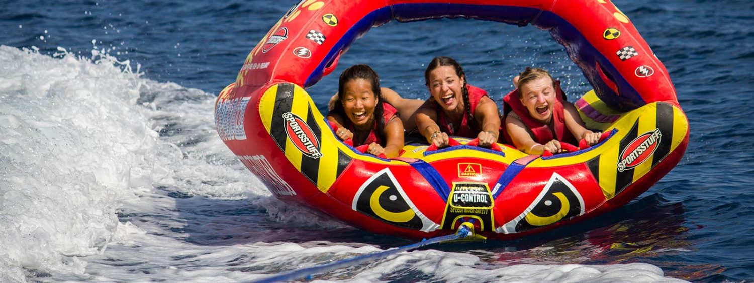 Watersports at Finolhu Maldives - Banana Boat Rides & Fun Tubes